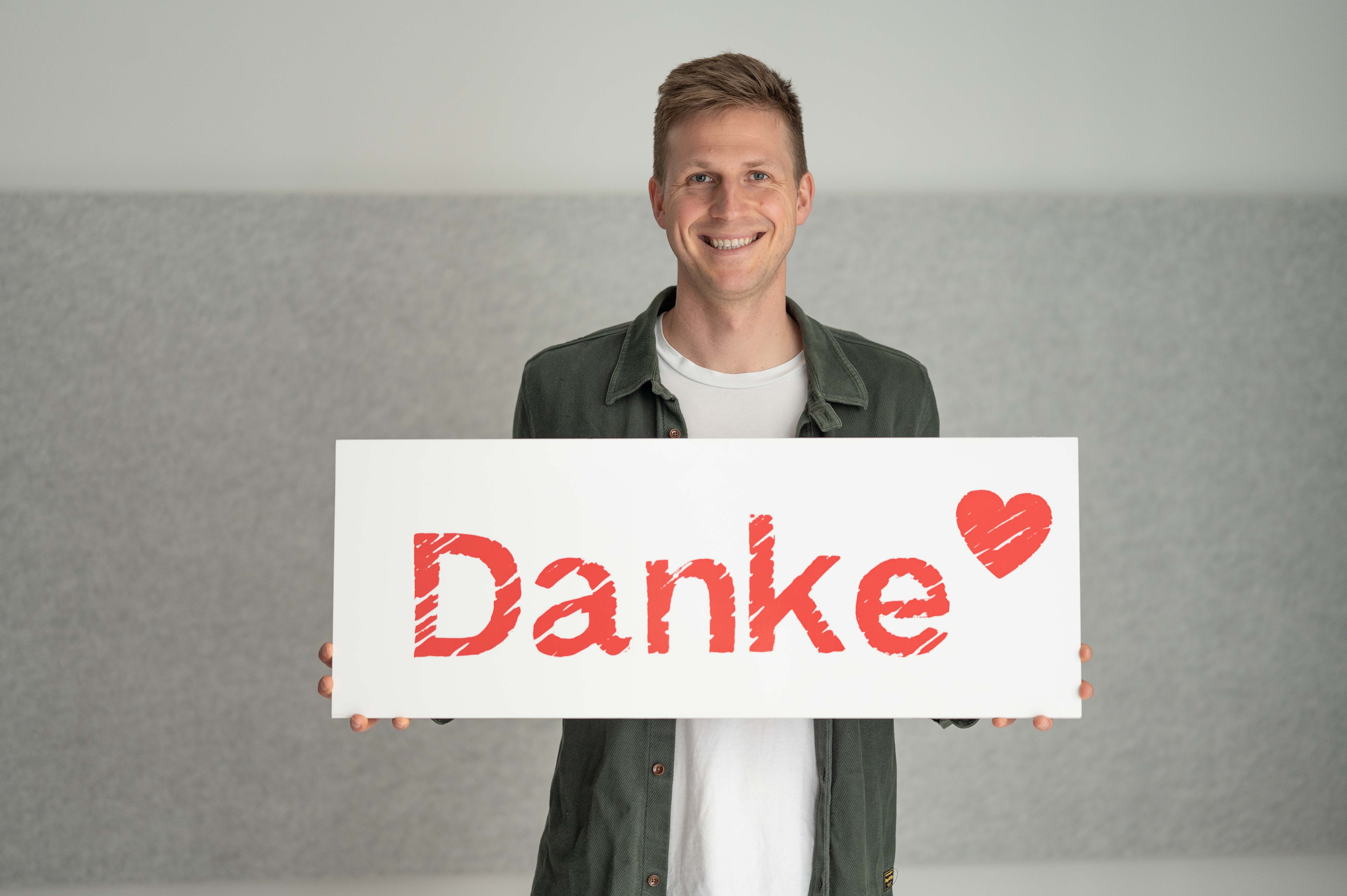 Danke für Ihre Wahl